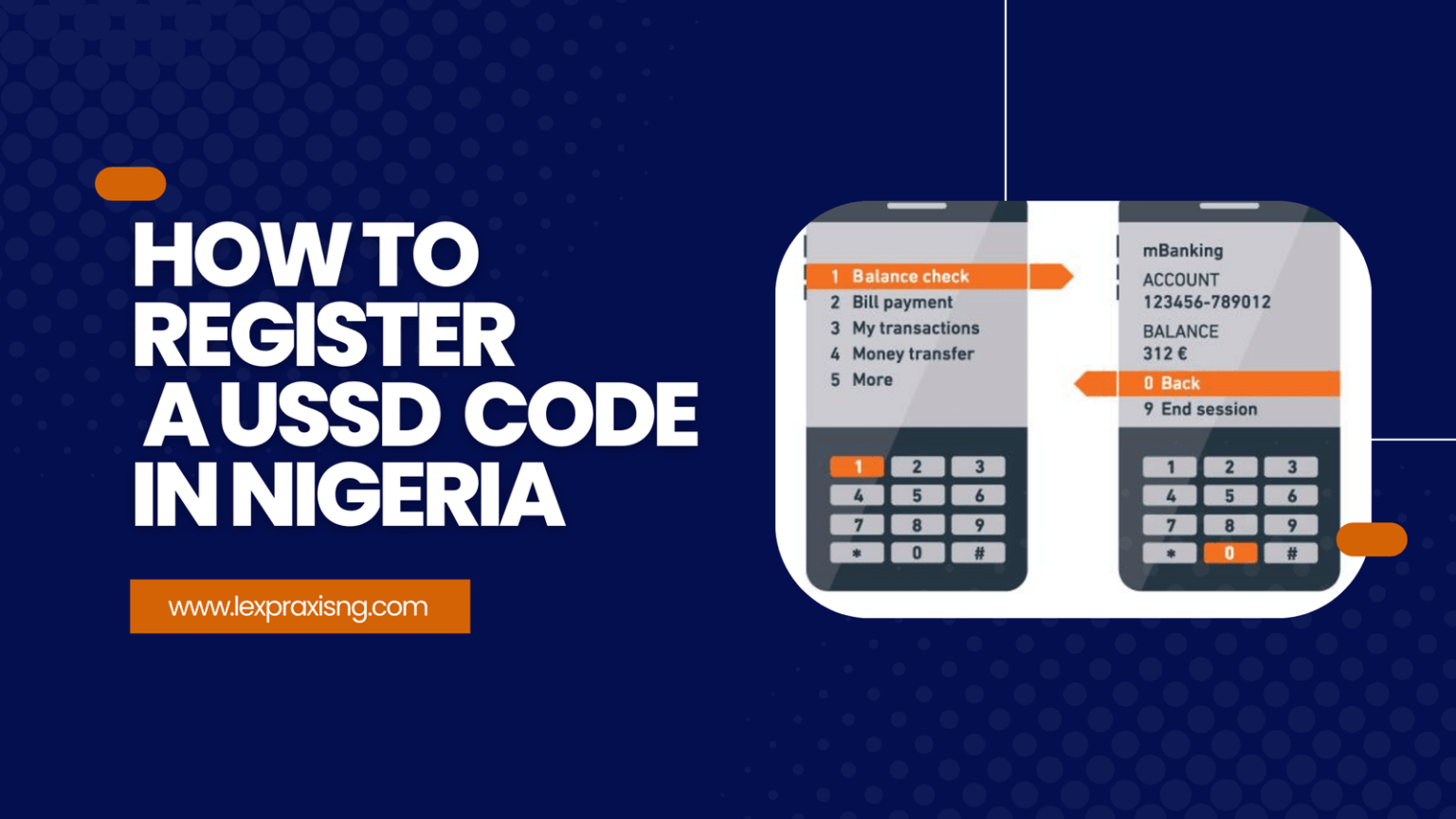 HOW TO REGISTER A USSD CODE - Lexpraxis Solicitors